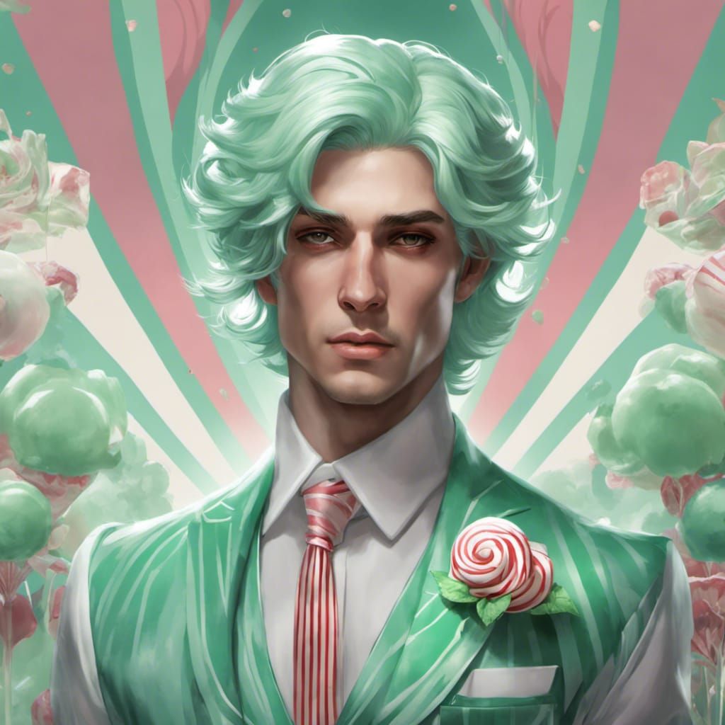 Peppermint prince - AI Generated Artwork - NightCafe Creator