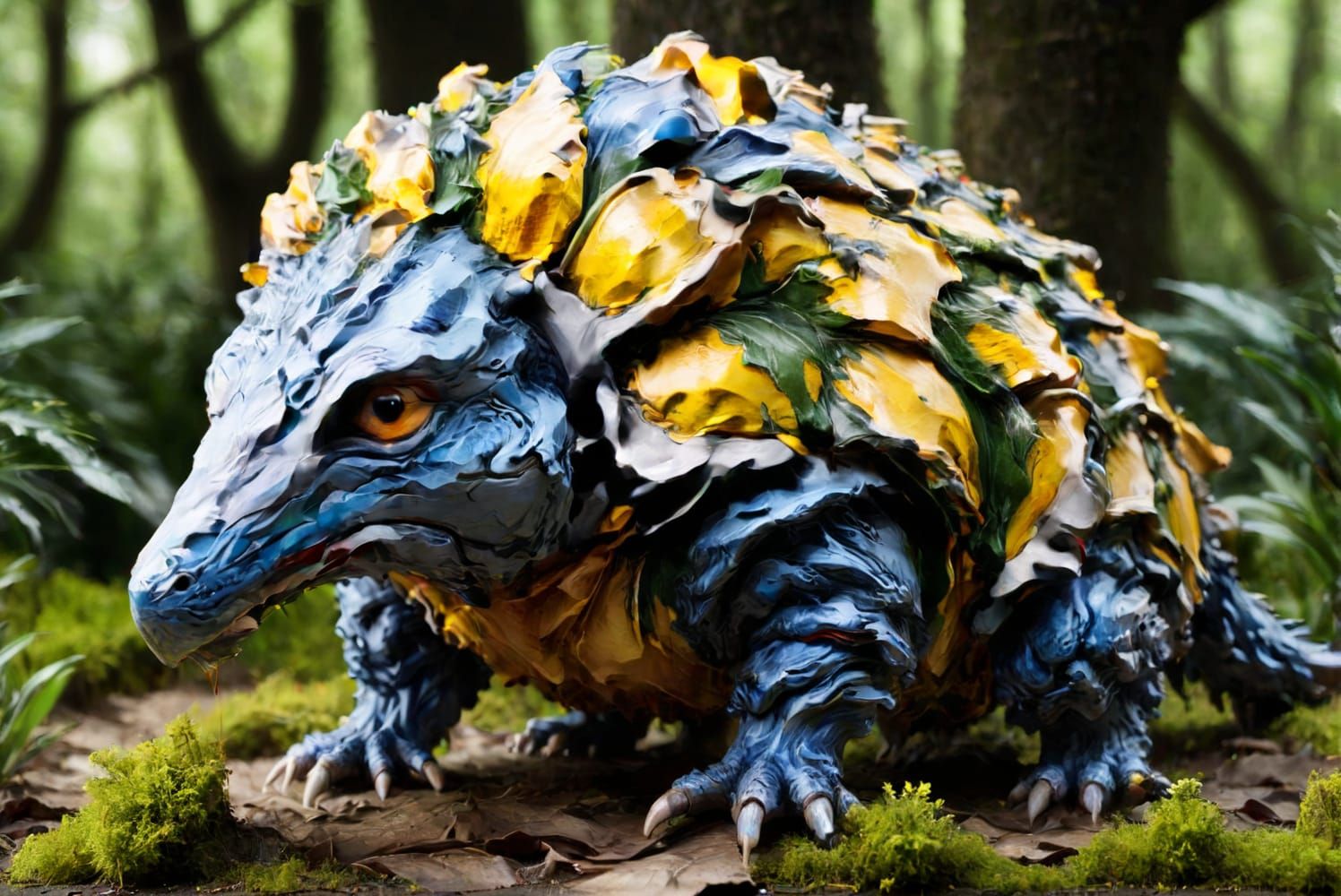 Armadillo impressionist pal - AI Generated Artwork - NightCafe Creator