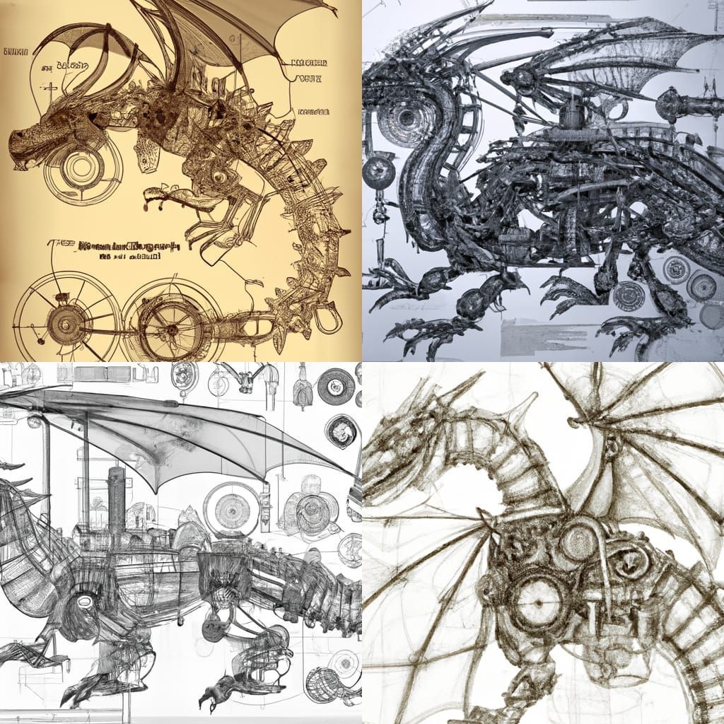 How to build a Dragon - AI Generated Artwork - NightCafe Creator