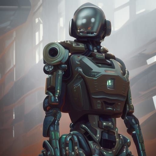 Tactical Android - AI Generated Artwork - NightCafe Creator