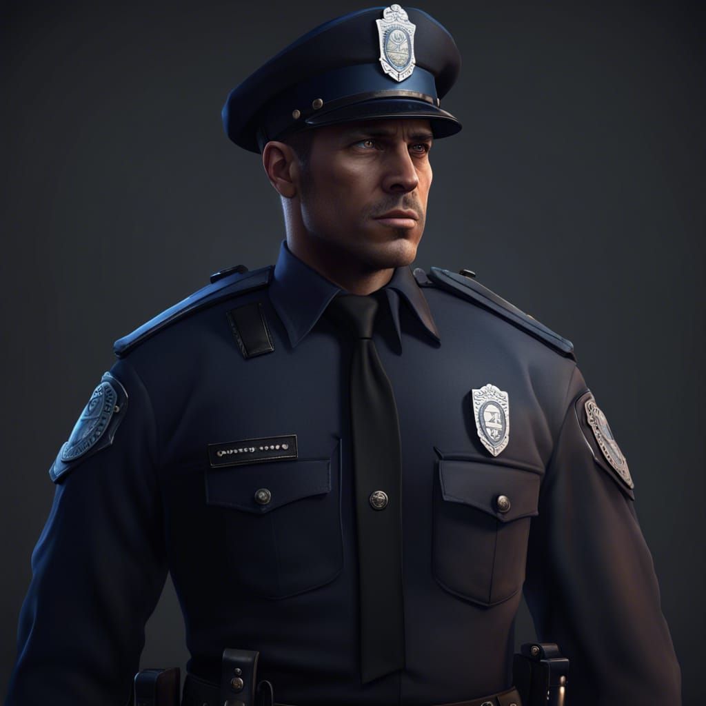 Policeman 2 - AI Generated Artwork - NightCafe Creator