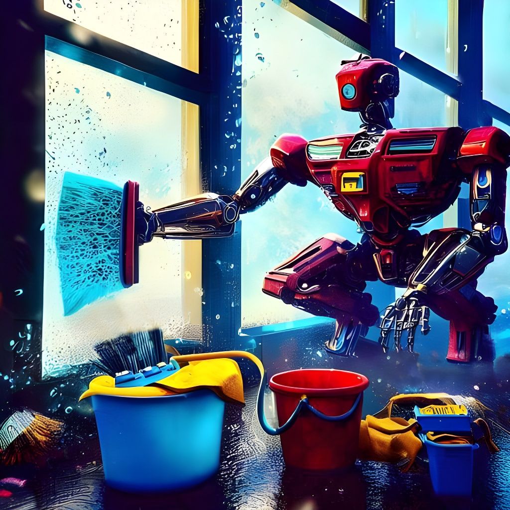 New Invention, Direly Needed: A Window Cleaning Robot! - AI Generated ...