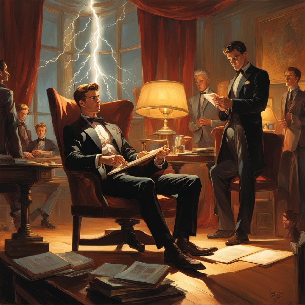 Working Late 240115E - AI Generated Artwork - NightCafe Creator