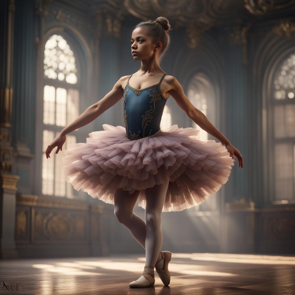 Young ballerina - AI Generated Artwork - NightCafe Creator