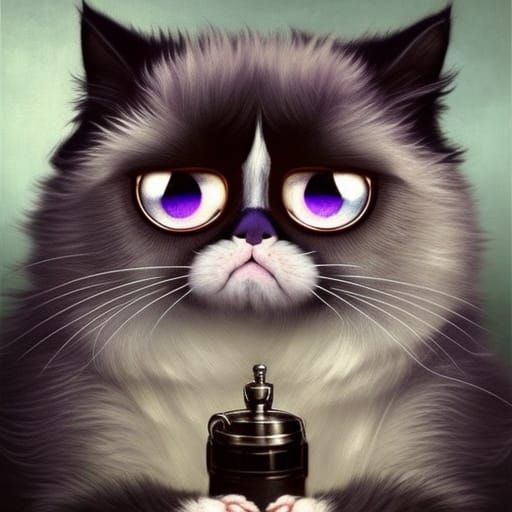 Grumpy about the ugly award! - AI Generated Artwork - NightCafe Creator
