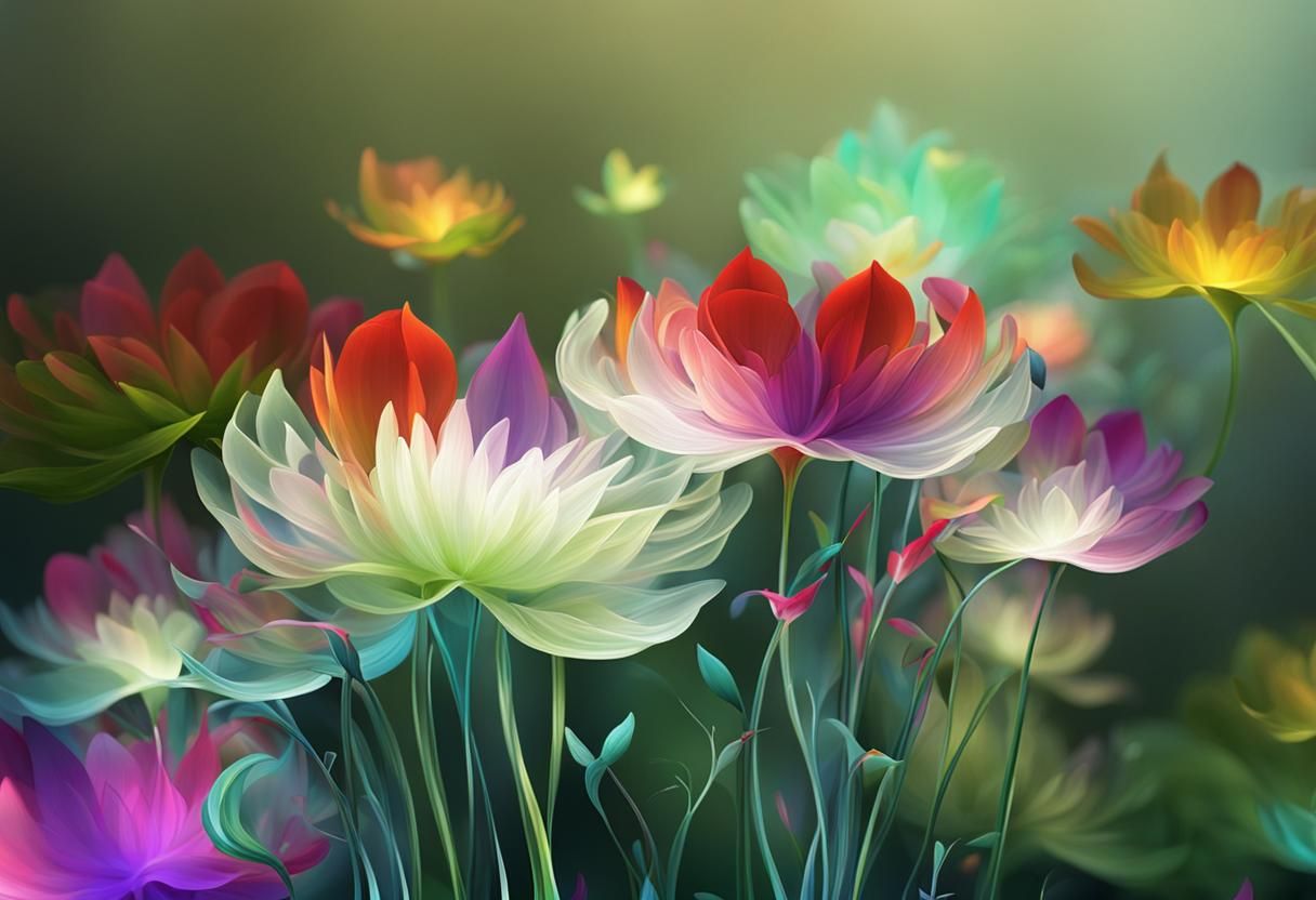 Flowers - AI Generated Artwork - NightCafe Creator