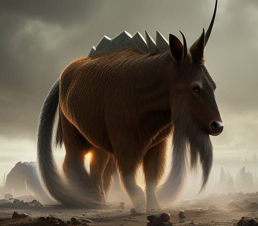 antelope chimera futuristic apocalypse, nuclear fallout Animal, monster ...