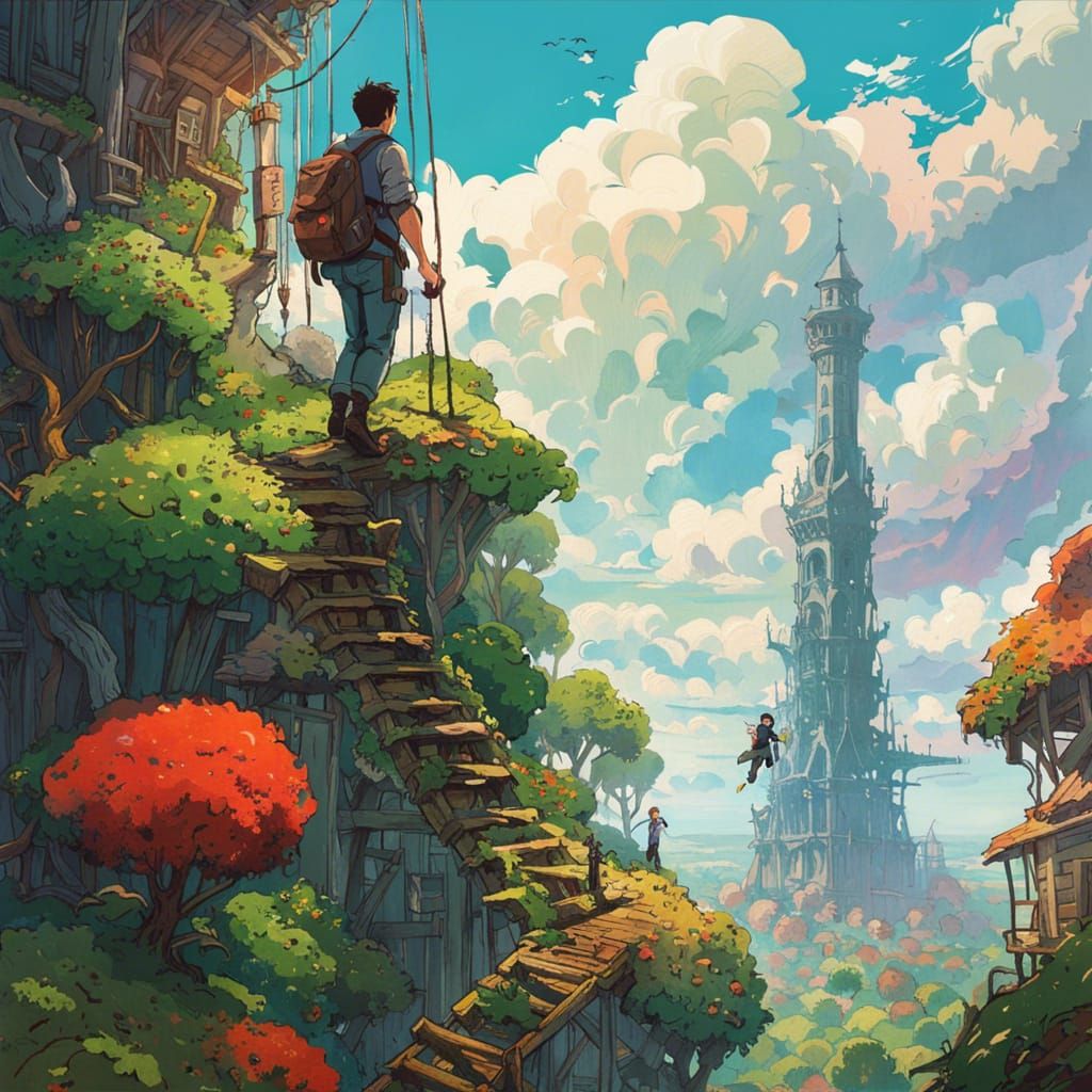 Cloud Cities - AI Generated Artwork - NightCafe Creator