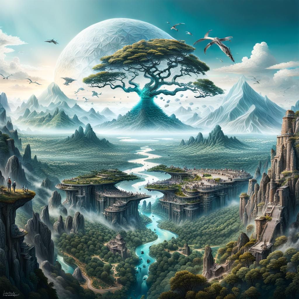 World tree - AI Generated Artwork - NightCafe Creator