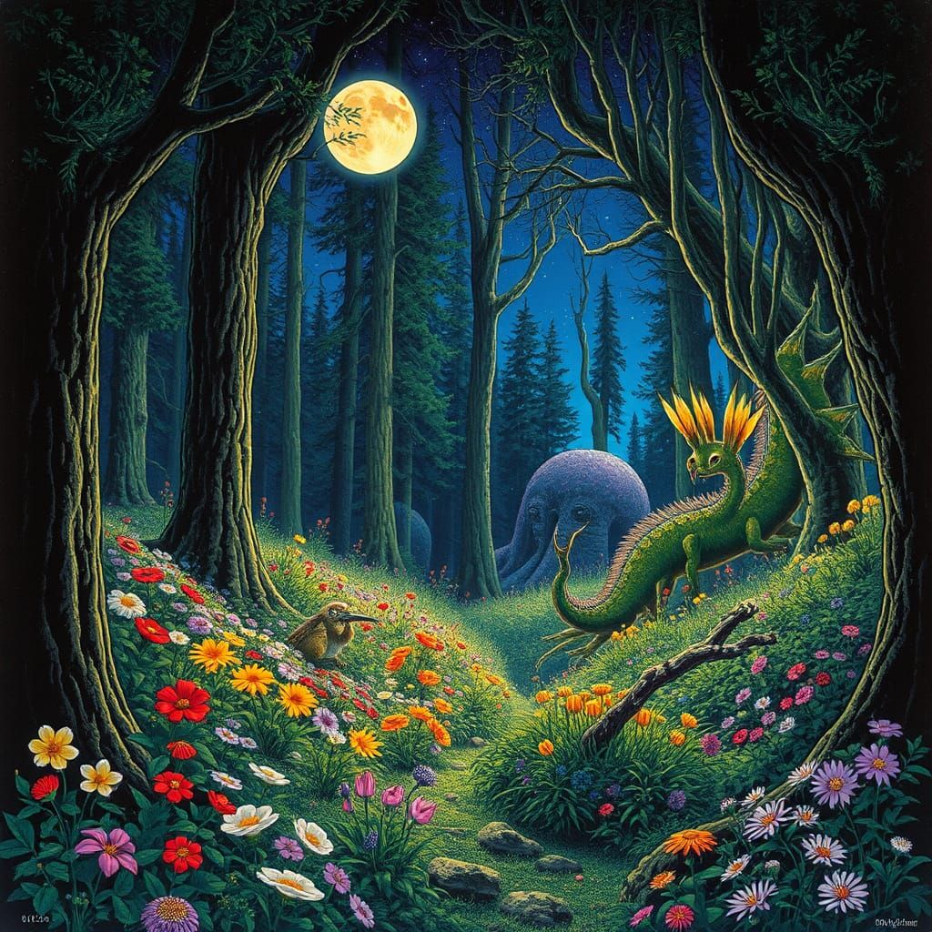 Unusual creatures of the forest - Enchanted Forest Realm, C...