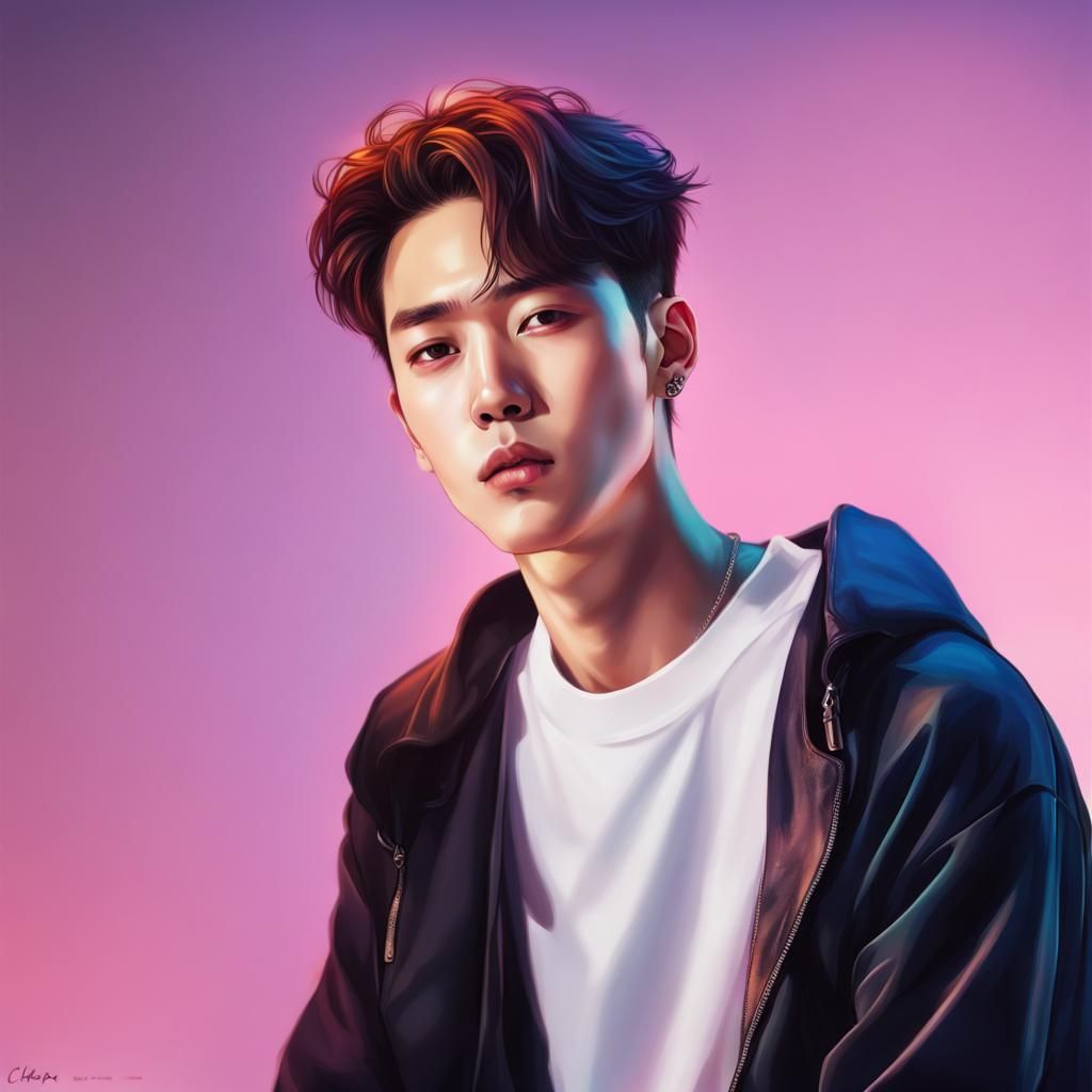 korean boys, named Chen exo & Ken vixx - AI Generated Artwork ...