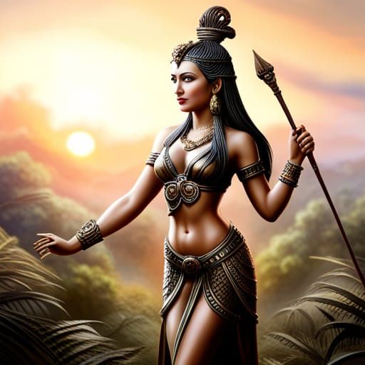 Sumerian goddess Nanshe - AI Generated Artwork - NightCafe Creator