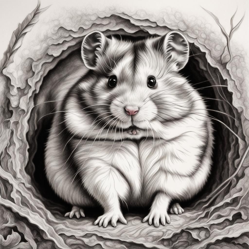 FLUFFY HAMSTER - AI Generated Artwork - NightCafe Creator