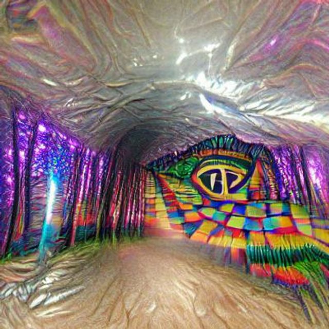 Dmt tunnel - AI Generated Artwork - NightCafe Creator