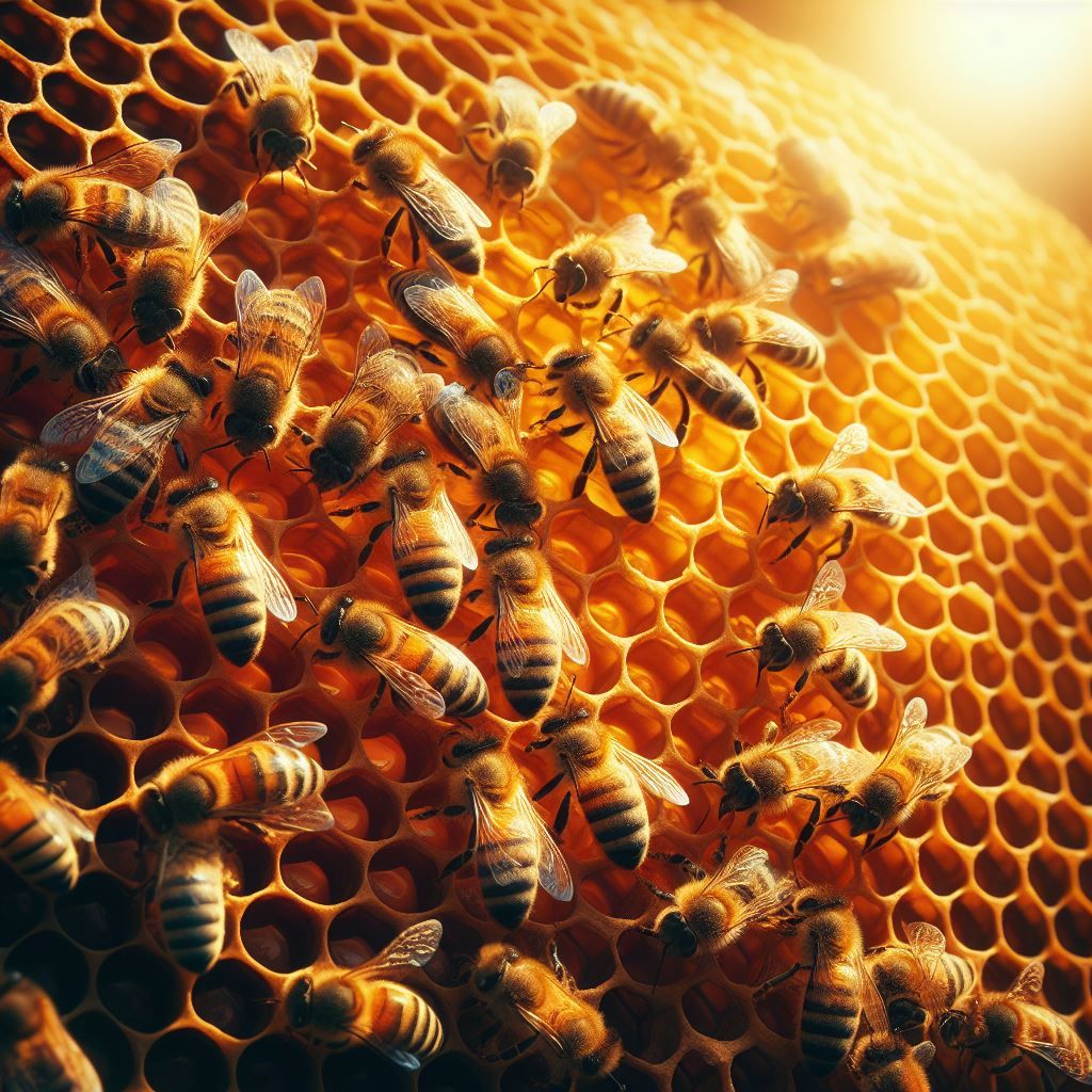 Bees - AI Generated Artwork - NightCafe Creator