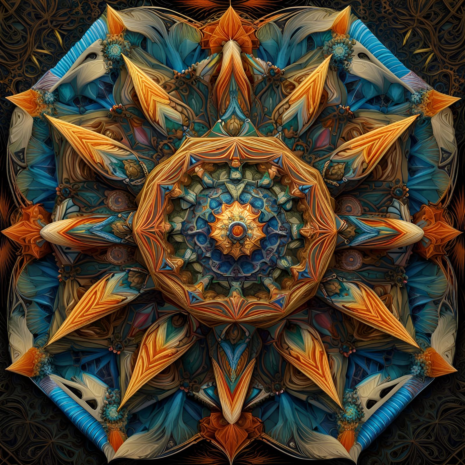 tetrahedrons dodecahedrons icosahedrons mandala dynamic light colorful ...