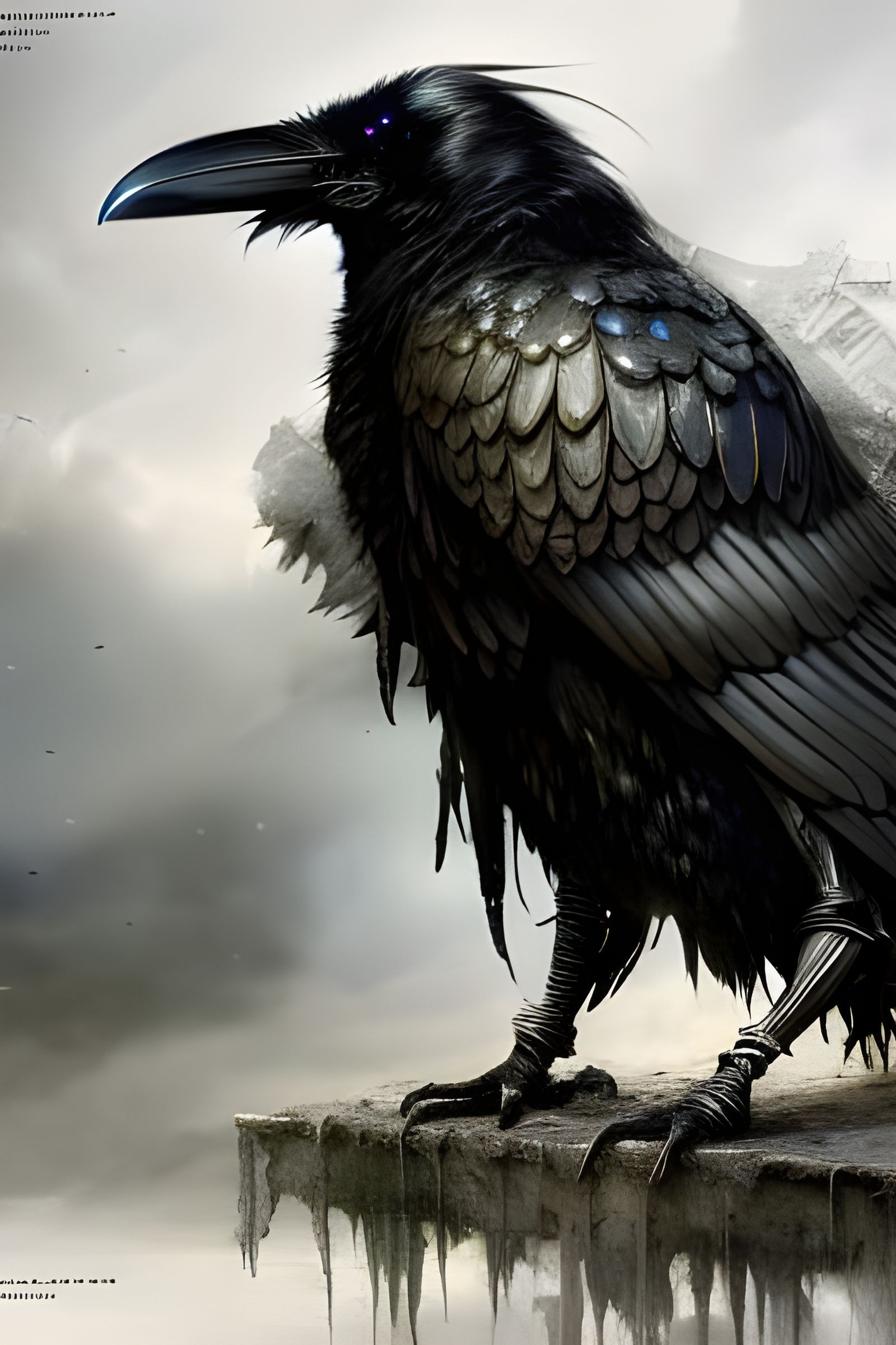 Raven fantasy art 1 - AI Generated Artwork - NightCafe Creator