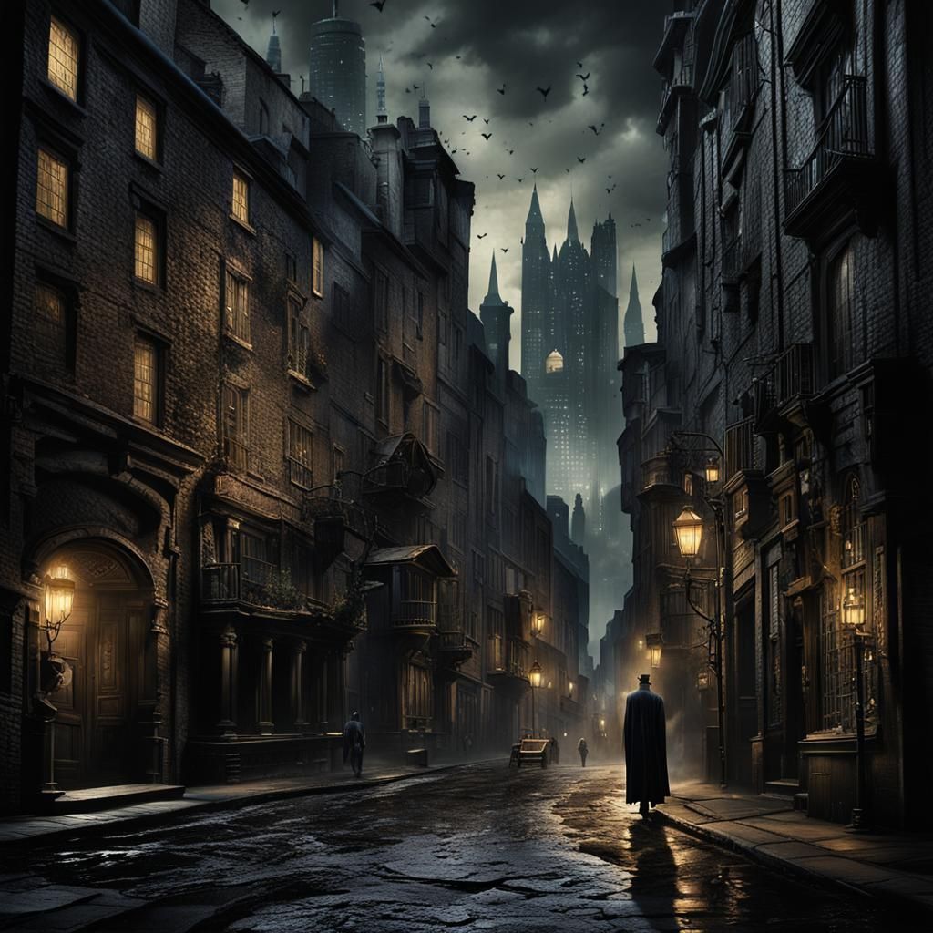 Batman-Sherlock Holmes fusion (series) - AI Generated Artwork ...