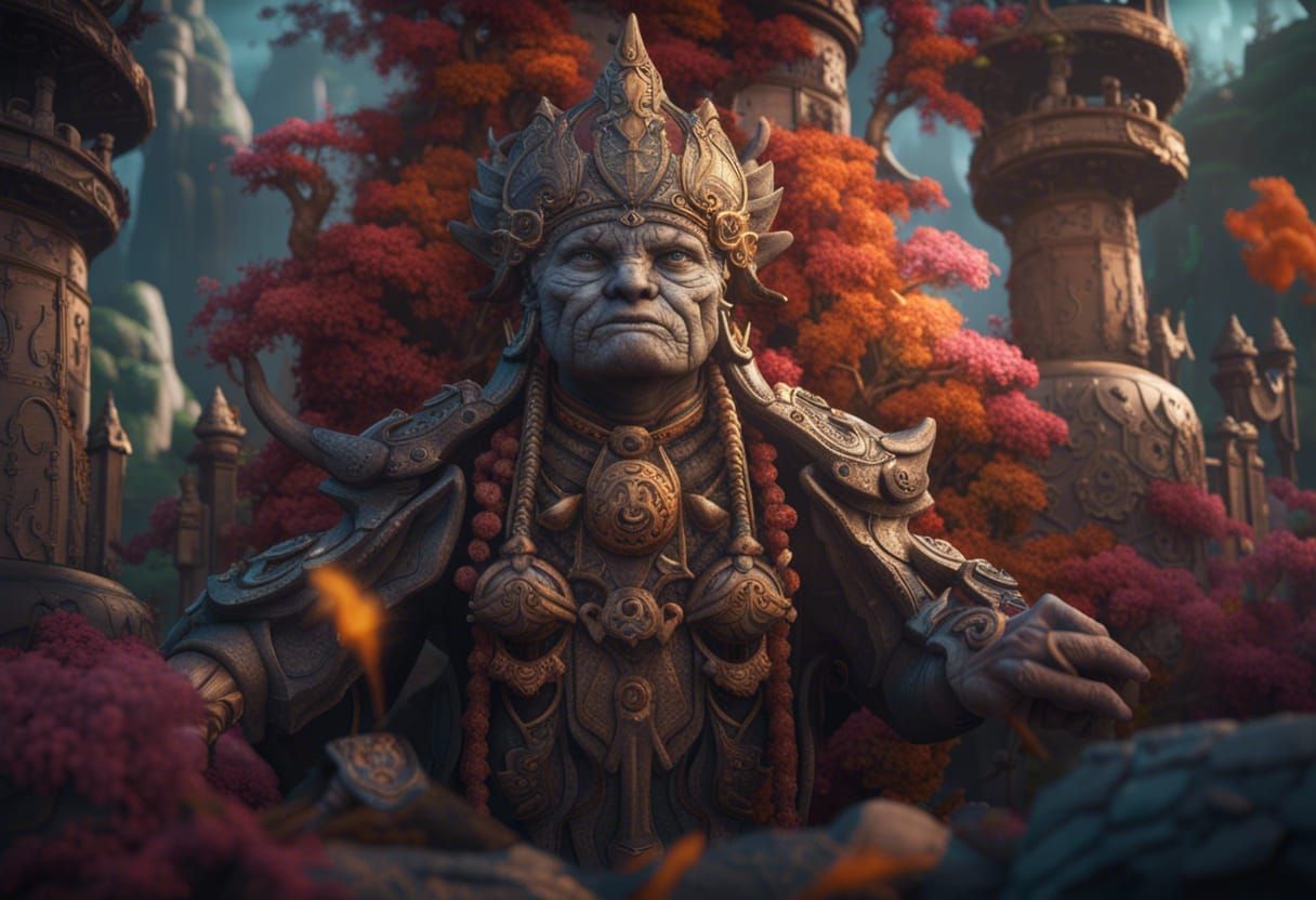 Face of Divinity. - AI Generated Artwork - NightCafe Creator