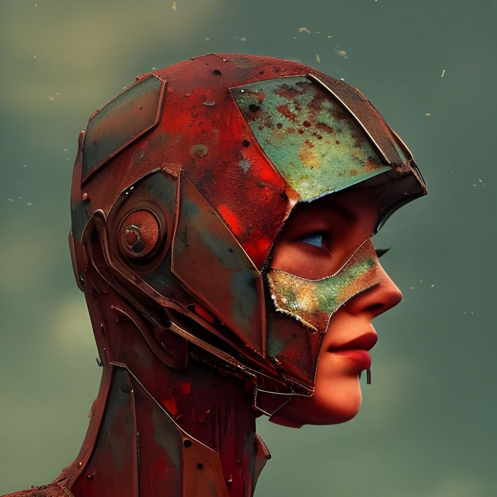 Decaying Rust Knights 14 - AI Generated Artwork - NightCafe Creator