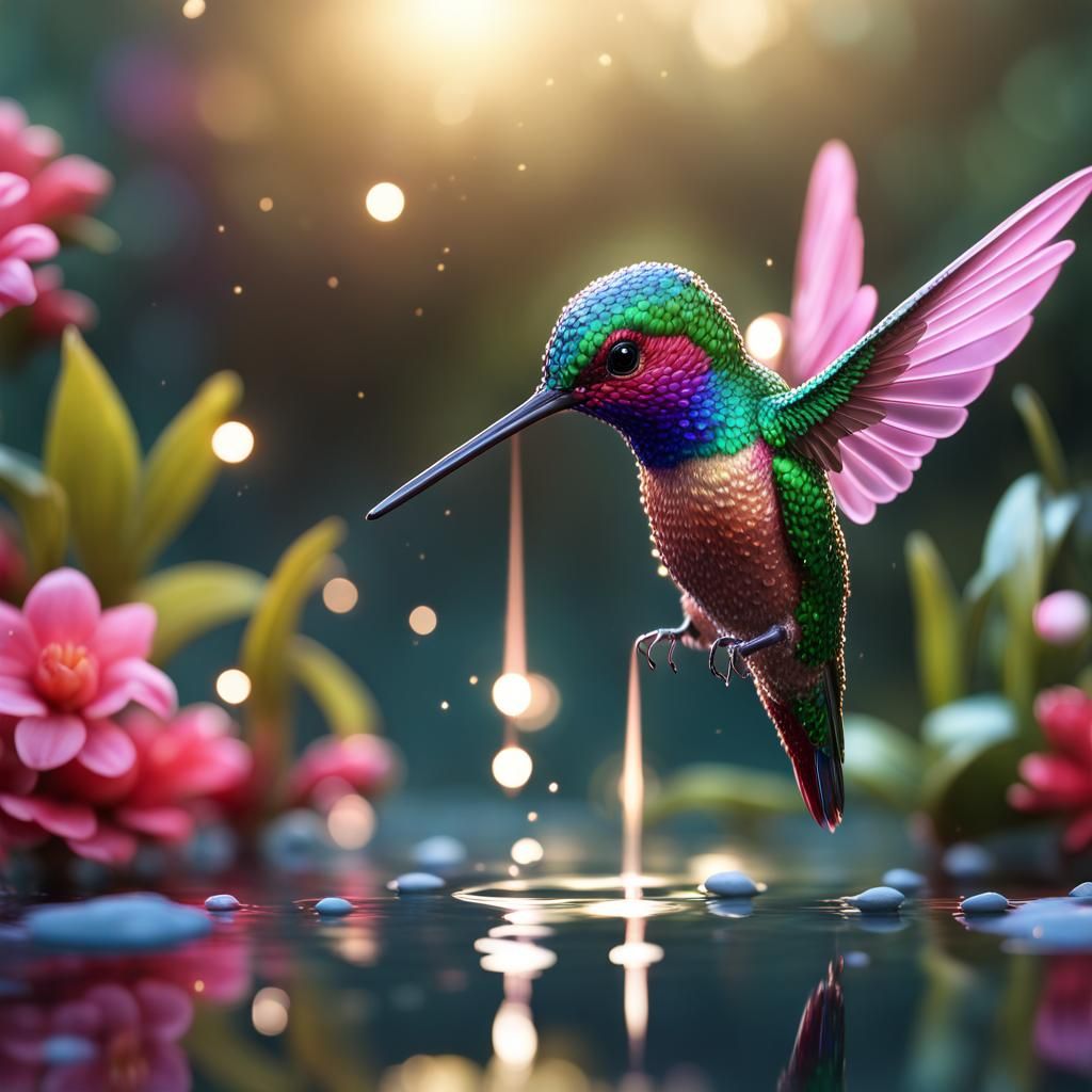 Colibri. - AI Generated Artwork - NightCafe Creator