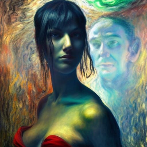 Heavy mind - AI Generated Artwork - NightCafe Creator