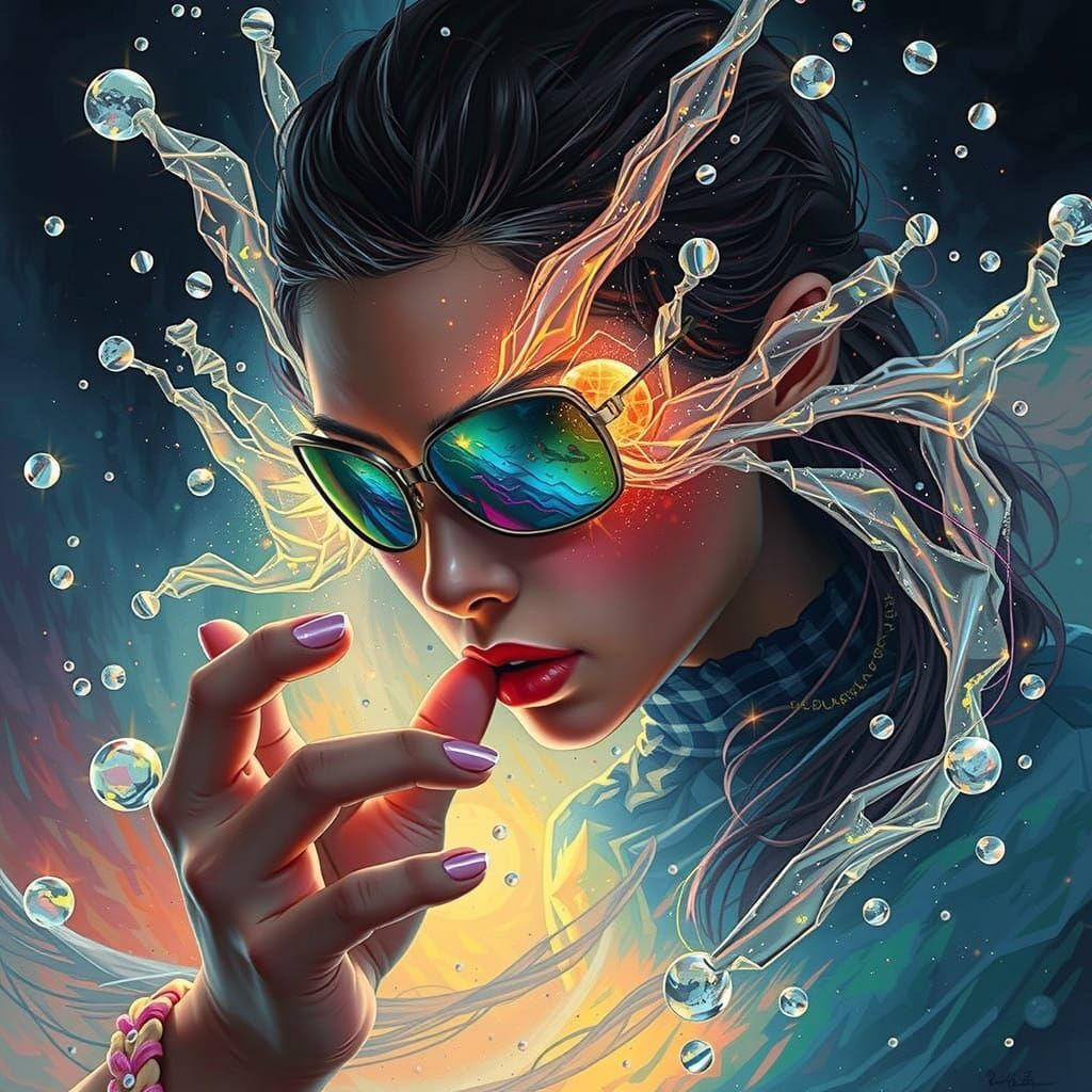 Mysterious Vortex in the Bermuda Triangle - AI Art