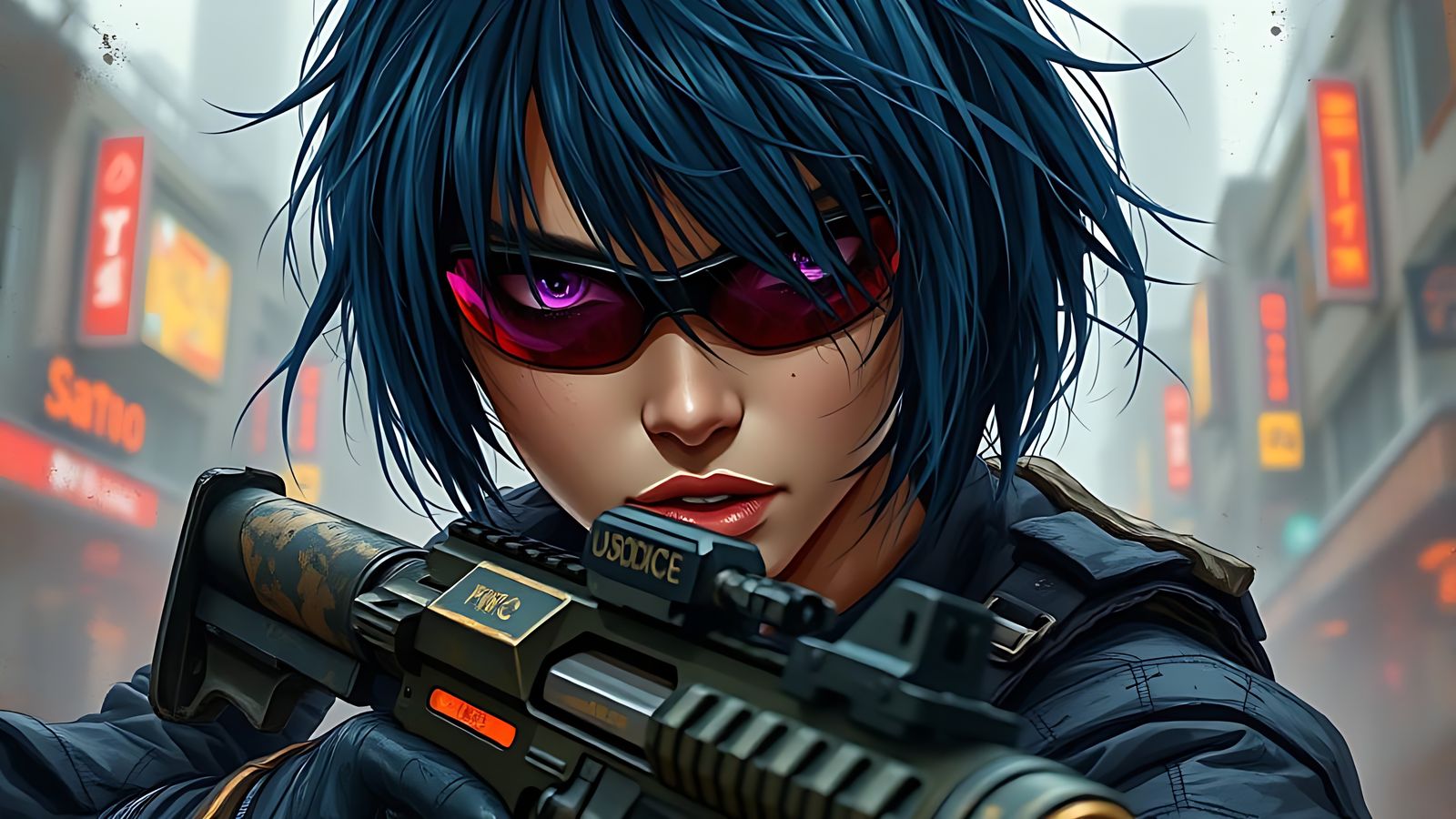 PMC - Anime-Style Combat PMC with Futuristic Gear