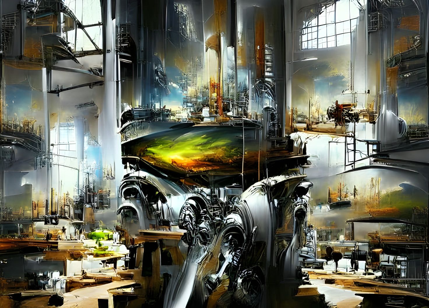 Android manufacturing alt 0 - AI Generated Artwork - NightCafe Creator