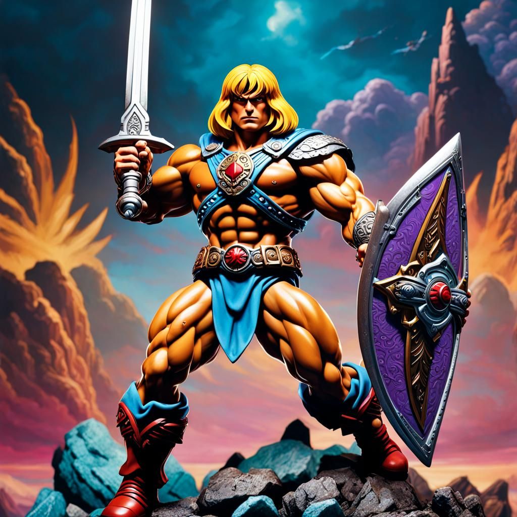 By the power of Grayskull... I HAVE THE POWER! - AI Generated Artwork ...