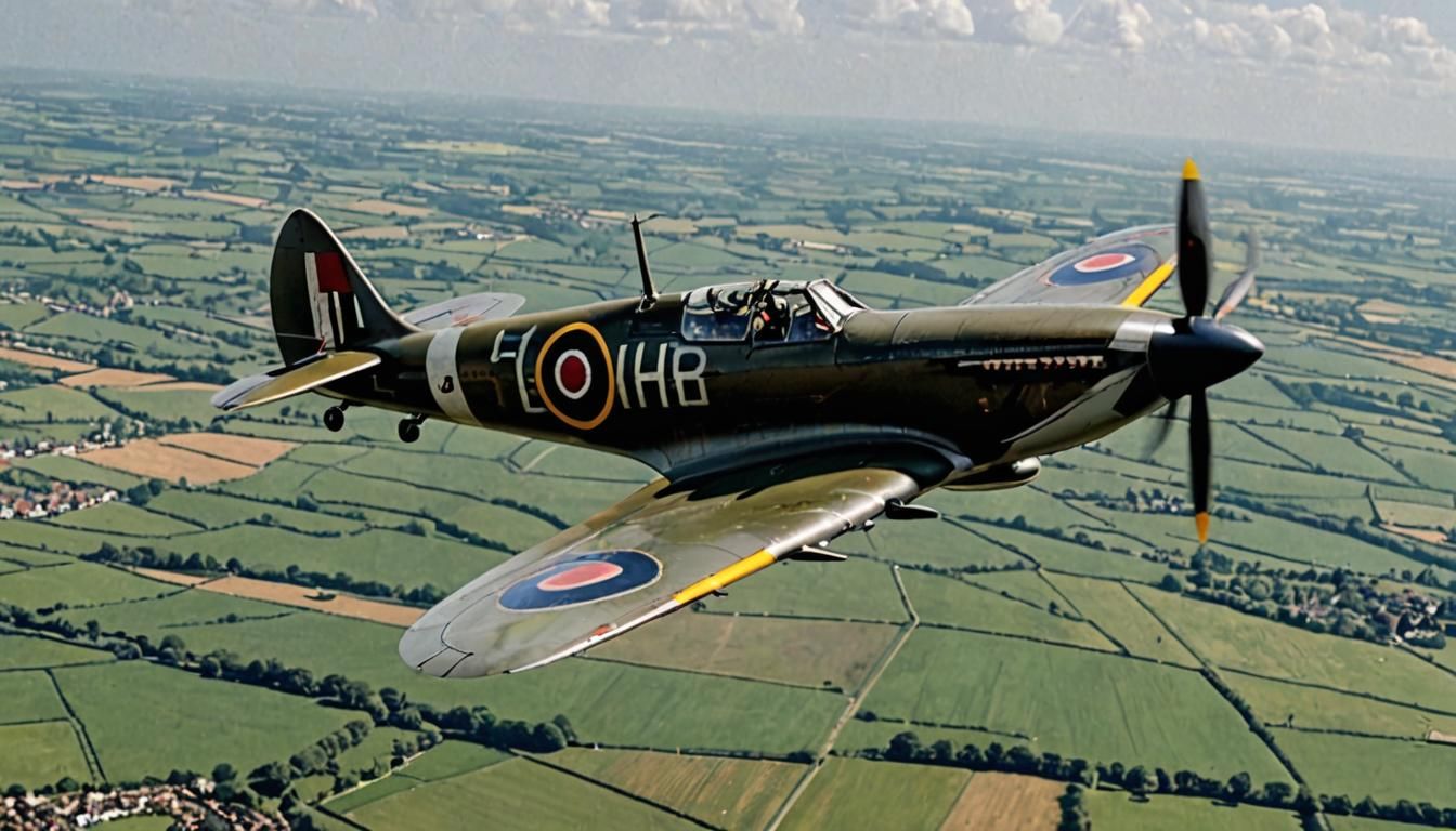 Spitfire fighter during the Battle of England, 1940 - AI Generated ...