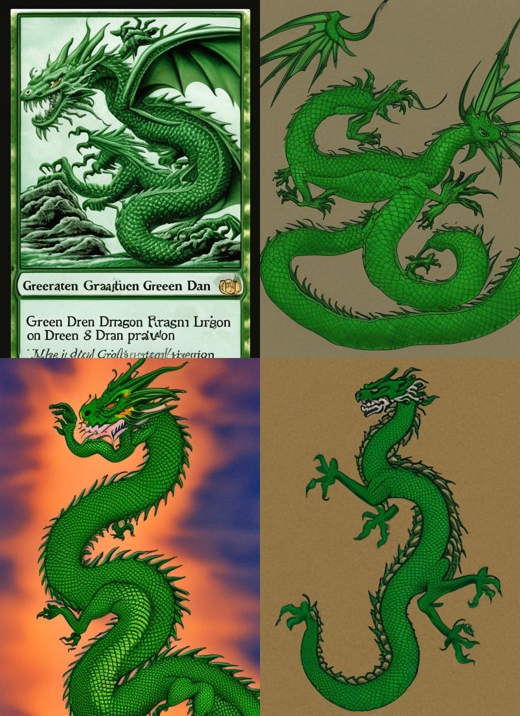 Green Dragon - AI Generated Artwork - NightCafe Creator