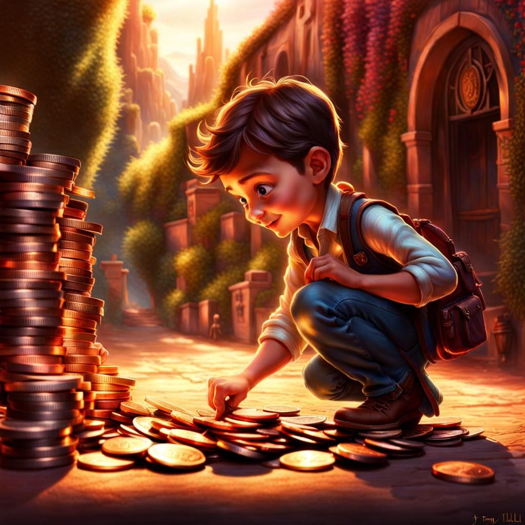 Find A Penny..... - AI Generated Artwork - NightCafe Creator