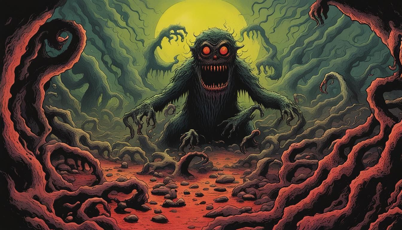 shadow monsters from...somewhere scary. - AI Generated Artwork ...