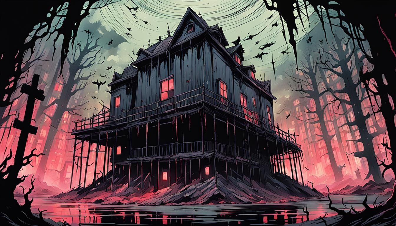 creepy, surreal horror artwork - AI Generated Artwork - NightCafe Creator