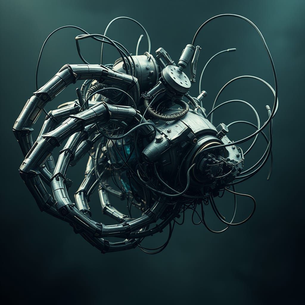 collapsing mechanism of the future - Futuristic Mechanical D...