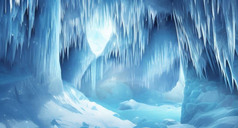 ice caves - AI Generated Artwork - NightCafe Creator