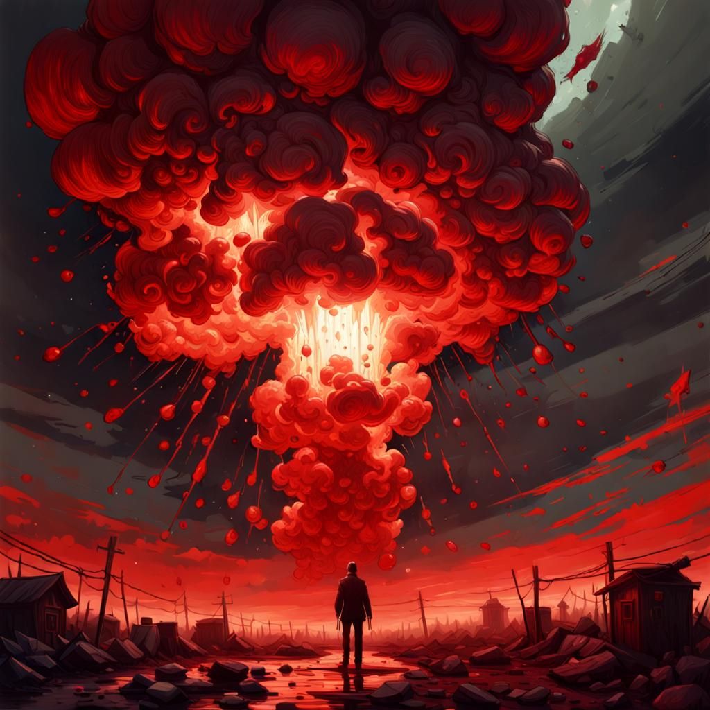 war reflection - AI Generated Artwork - NightCafe Creator