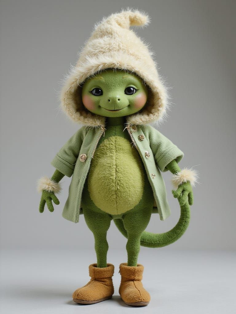 Dibble Sprout Squidge Suprareal Freestanding Grapheme Wearing Mukluks