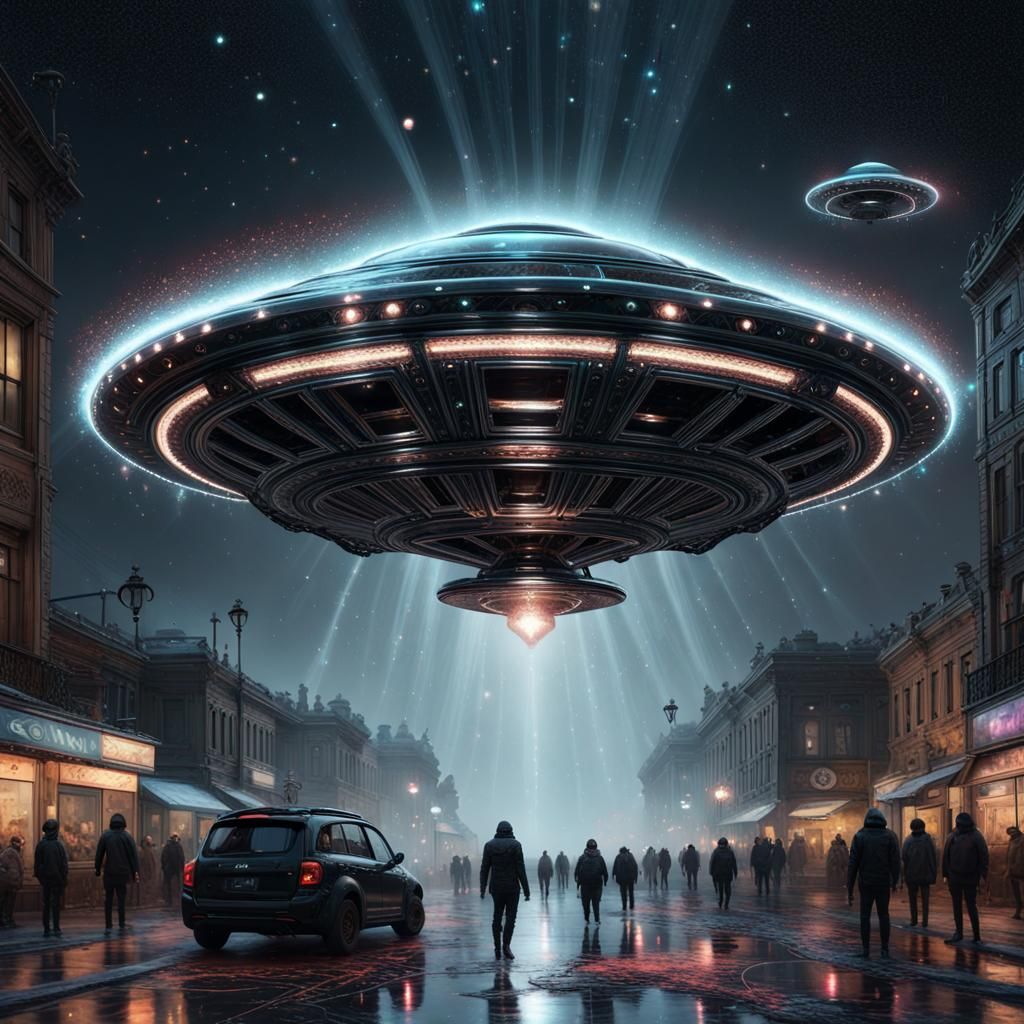 Alien invasion - AI Generated Artwork - NightCafe Creator