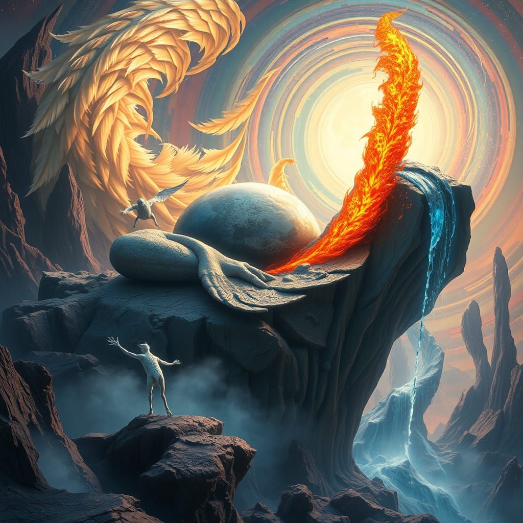 Ethereal Elemental Ballet: Earth and the Whirling ... - AI Art