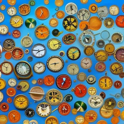 Crazy Clocks - AI Generated Artwork - NightCafe Creator