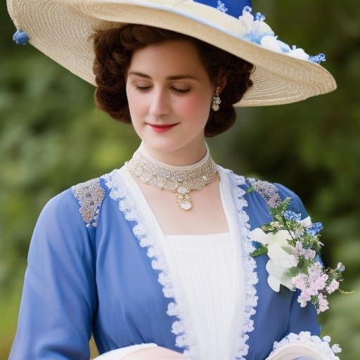 Edwardian Lady - AI Generated Artwork - NightCafe Creator