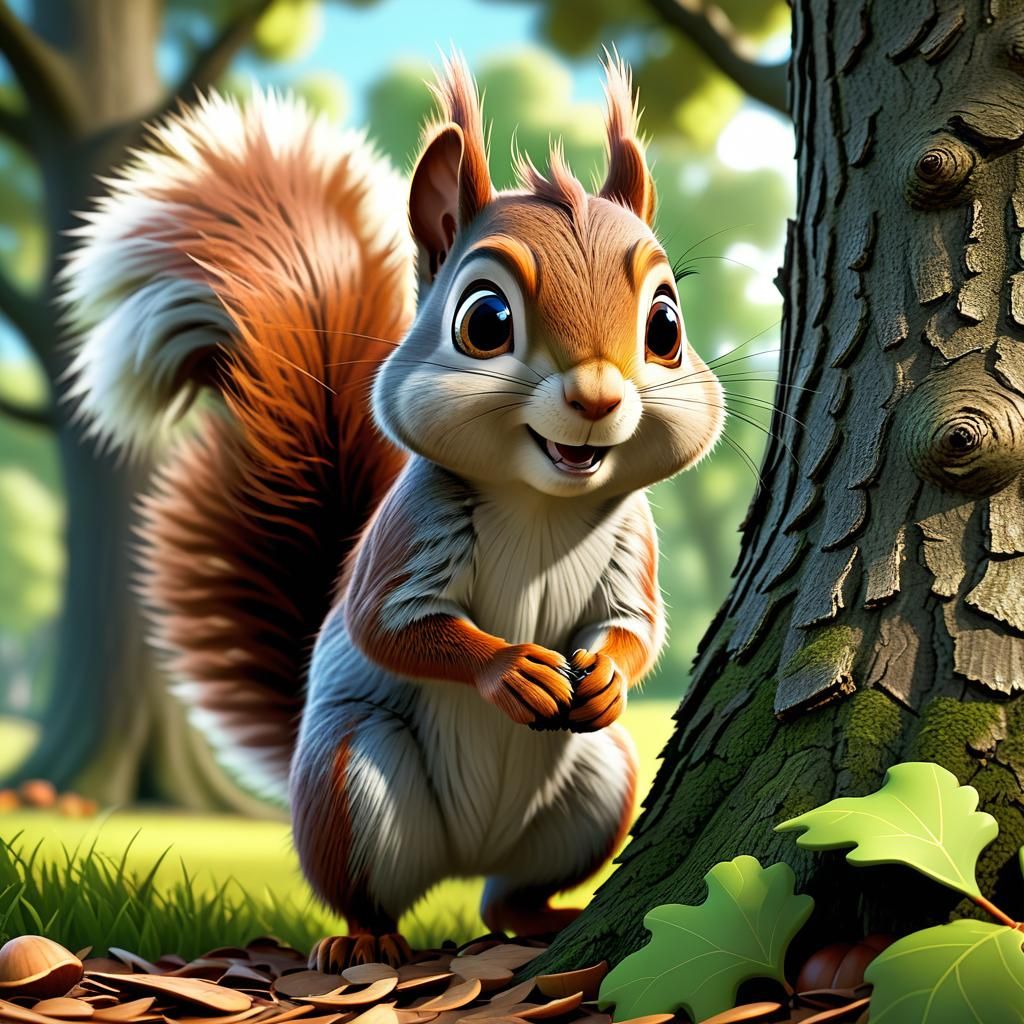 Squirrelly - AI Generated Artwork - NightCafe Creator