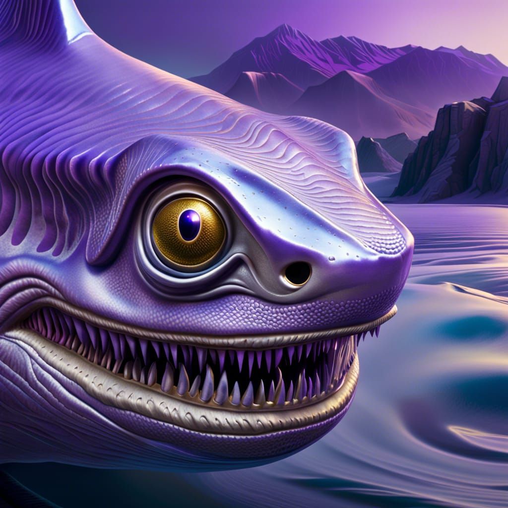 Shark Alien - AI Generated Artwork - NightCafe Creator