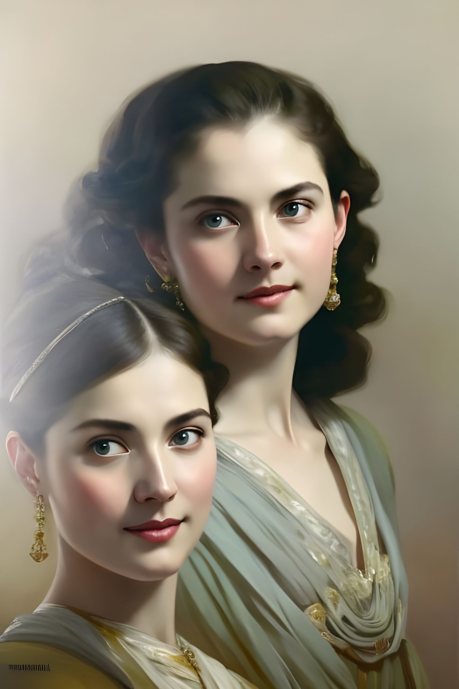 Sisters - AI Generated Artwork - NightCafe Creator