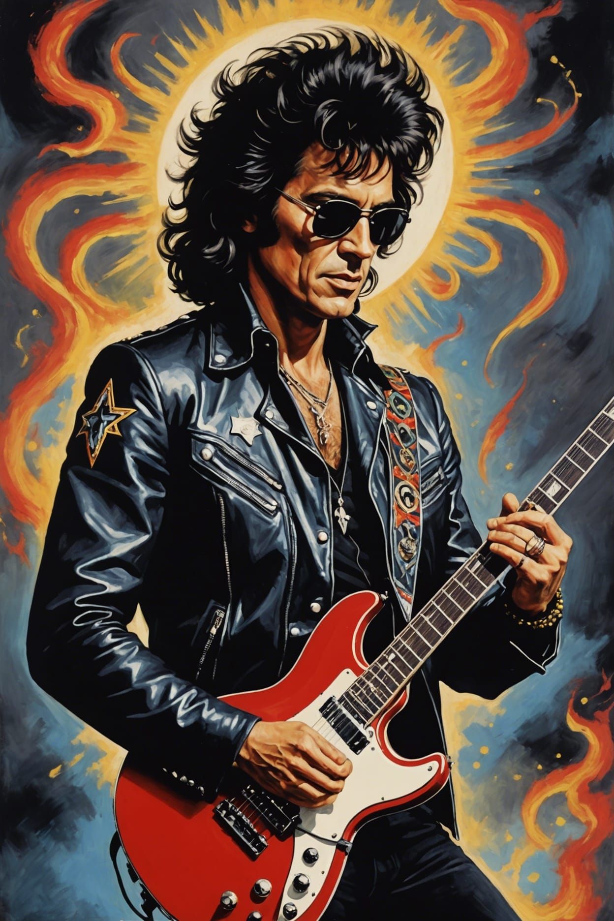 The God of Rock - AI Generated Artwork - NightCafe Creator