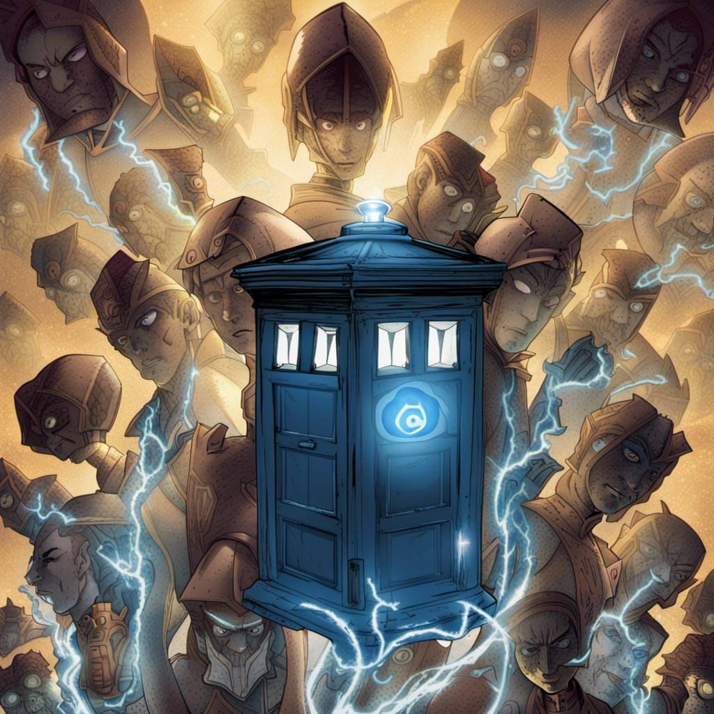 Dr. Who - Blue Lantern Corps v.1 - AI Generated Artwork - NightCafe Creator