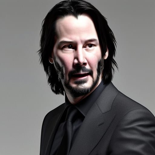 Keanu Reeves - AI Generated Artwork - NightCafe Creator
