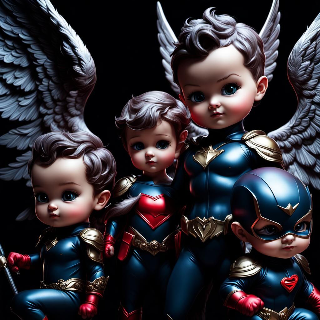 The Angel Squad - AI Generated Artwork - NightCafe Creator